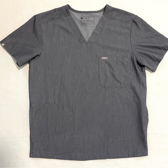 Figs | Shirts | Figs Mens Chisek Three Pocket Scrub Top Size M Graphite ...